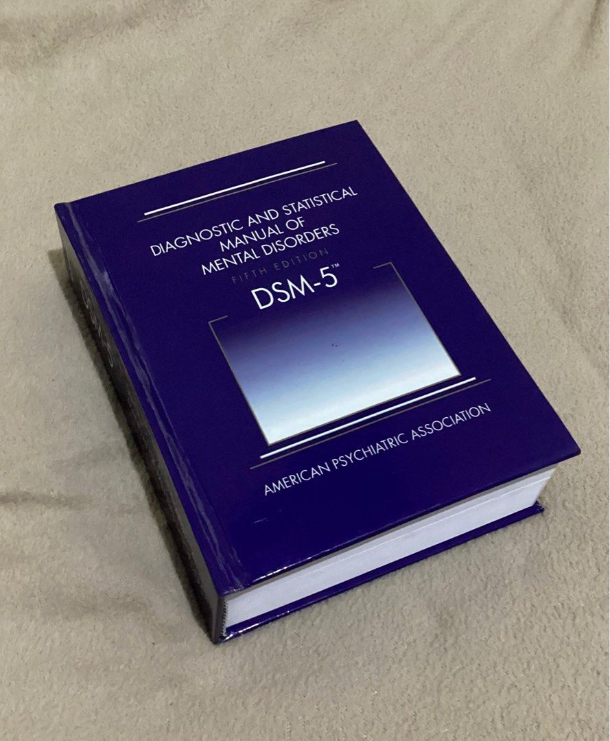 DSM-5 Diagnostic and Statistical Manual of Mental Disorders, Hobbies ...