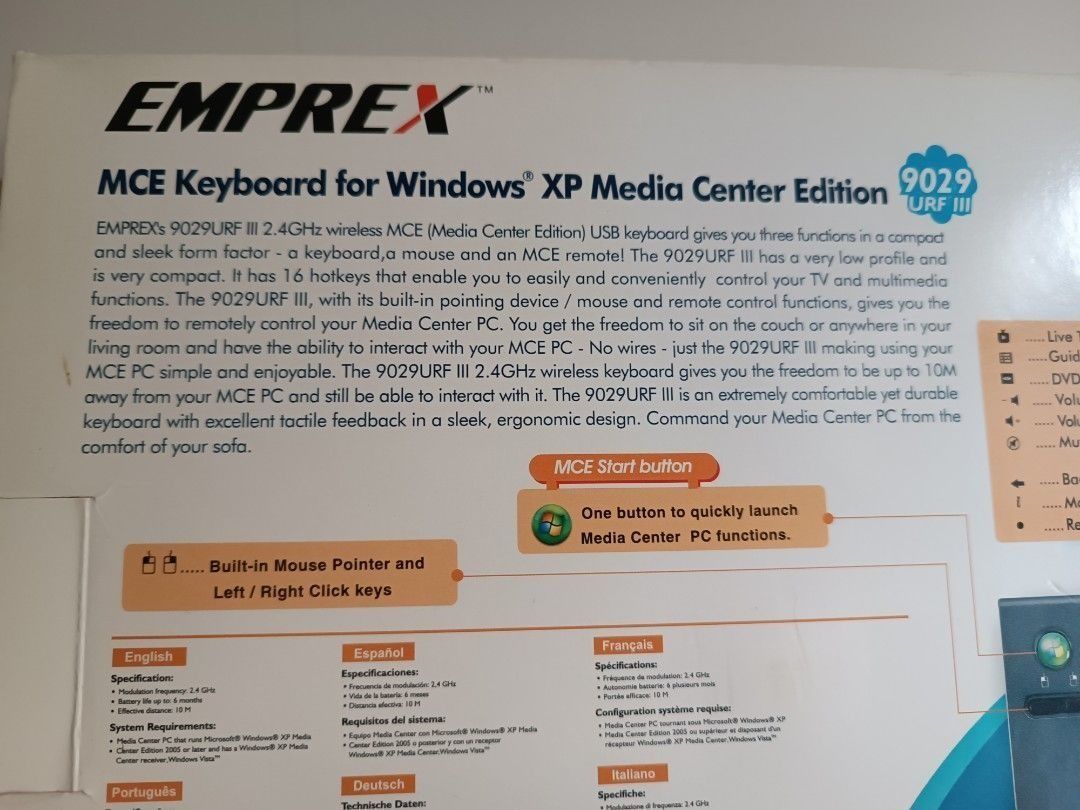 EMPREX MCE Keyboard (Just Keep Never Use, Tested so far still working ...