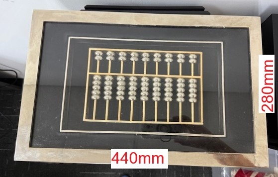 Framed Stainless Steel Abacus, Furniture & Home Living, Home Decor ...