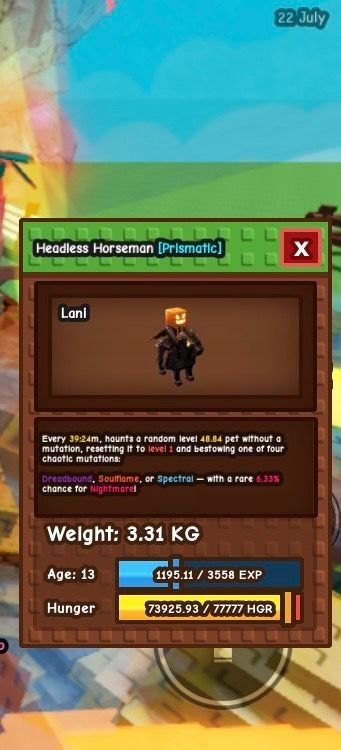 grow a garden headless horseman, Video Gaming, Gaming Accessories, In ...