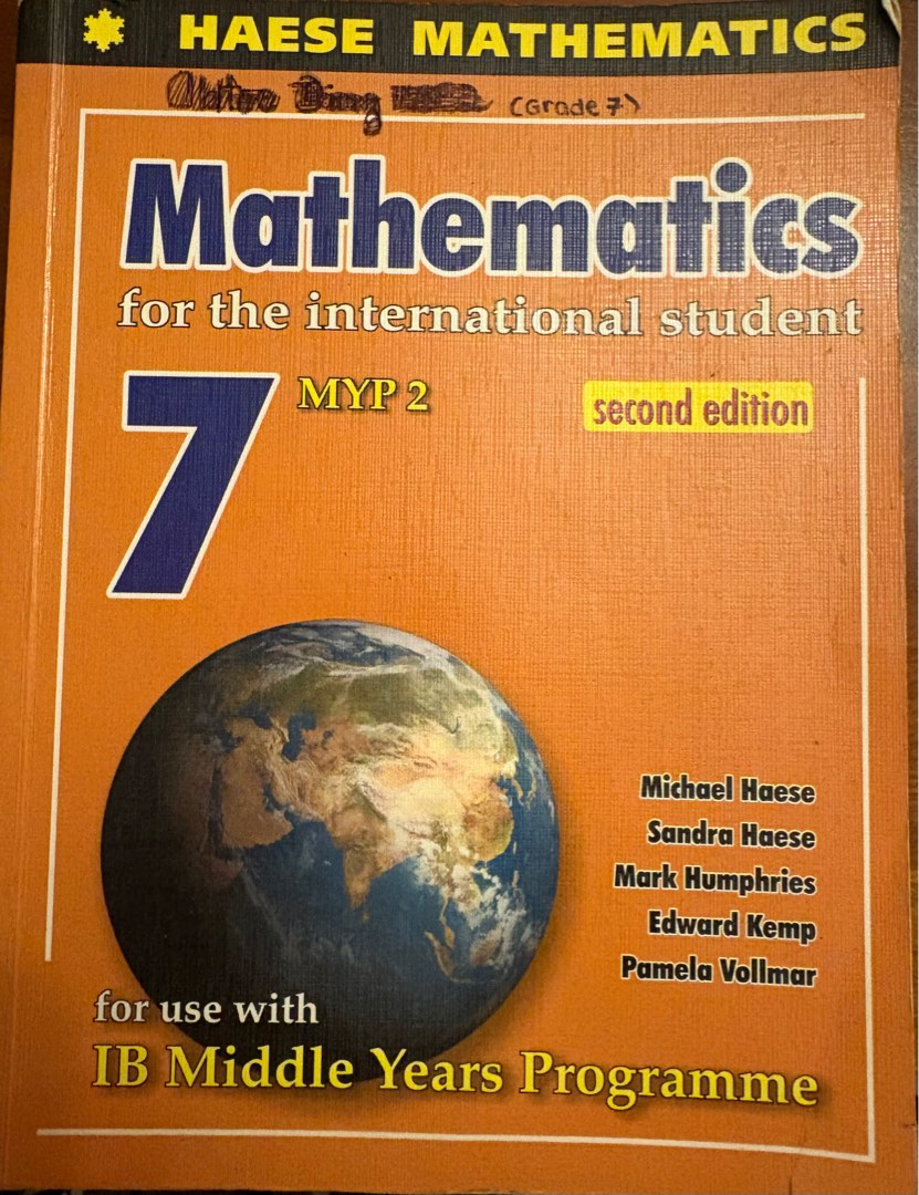 Haese Mathematics for the International Student - Grade 7, Hobbies ...