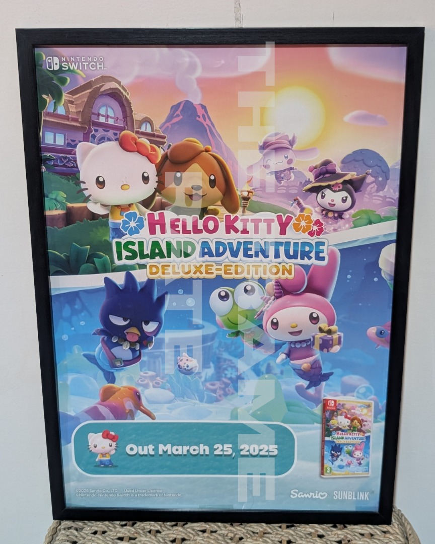 Hello Kitty Island Adventure Promo Poster, Hobbies & Toys, Memorabilia ...