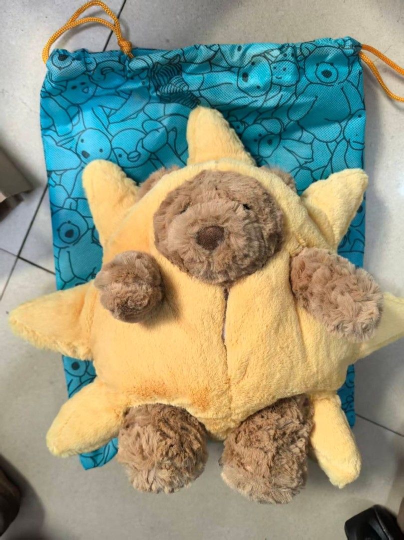 🥇Jellycat Barcelona Sun Bear Fun Doll Gift Birthday Gift Plush Toy ...