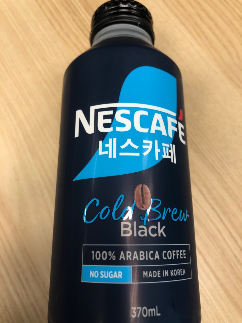 2支 $11 雀巢黑咖啡 無糖NESCAFÉ Coffee(Black) Made in Korea, 嘢食 & 嘢飲, 其他食物及飲料 - Carousell