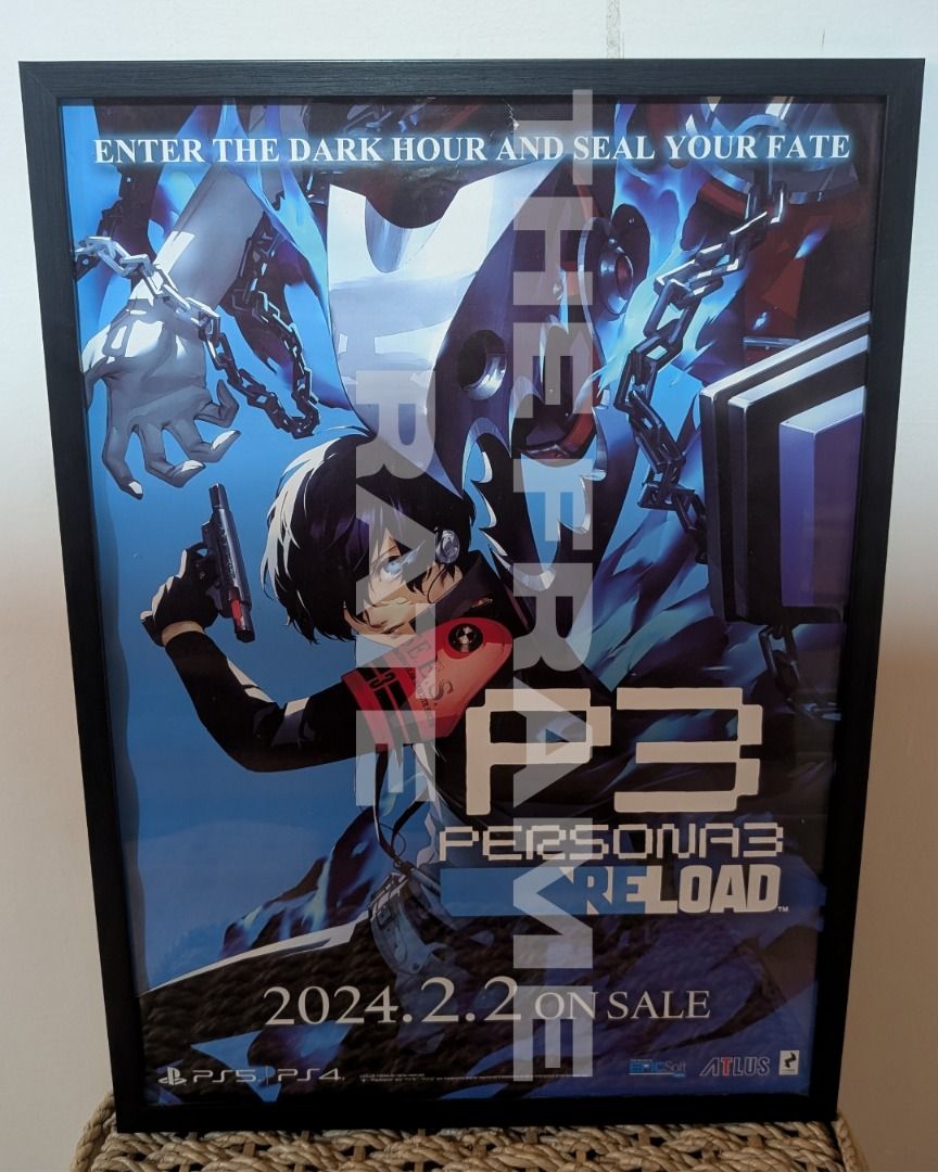 Persona 3 Reload Promo Poster, Hobbies & Toys, Memorabilia ...