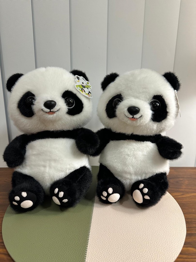 “Rong Dudu panda” Dudu and Bubu 🐼🐼-brand new, 興趣及遊戲, 玩具 & 遊戲類 - Carousell