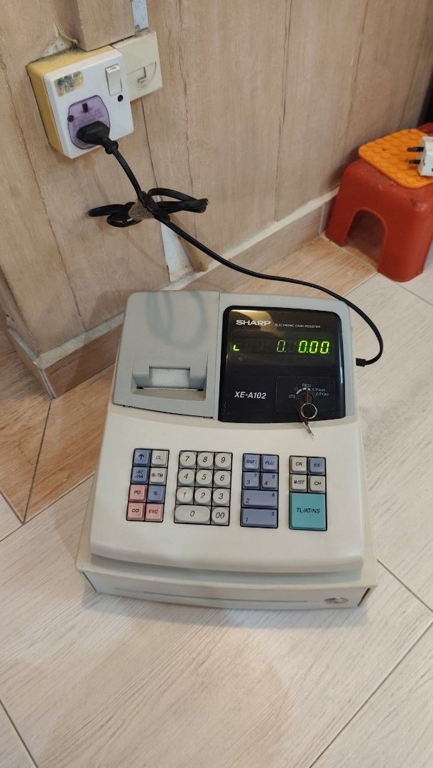 Sharp XE-A102 Cash Register, Computers & Tech, Office & Business ...