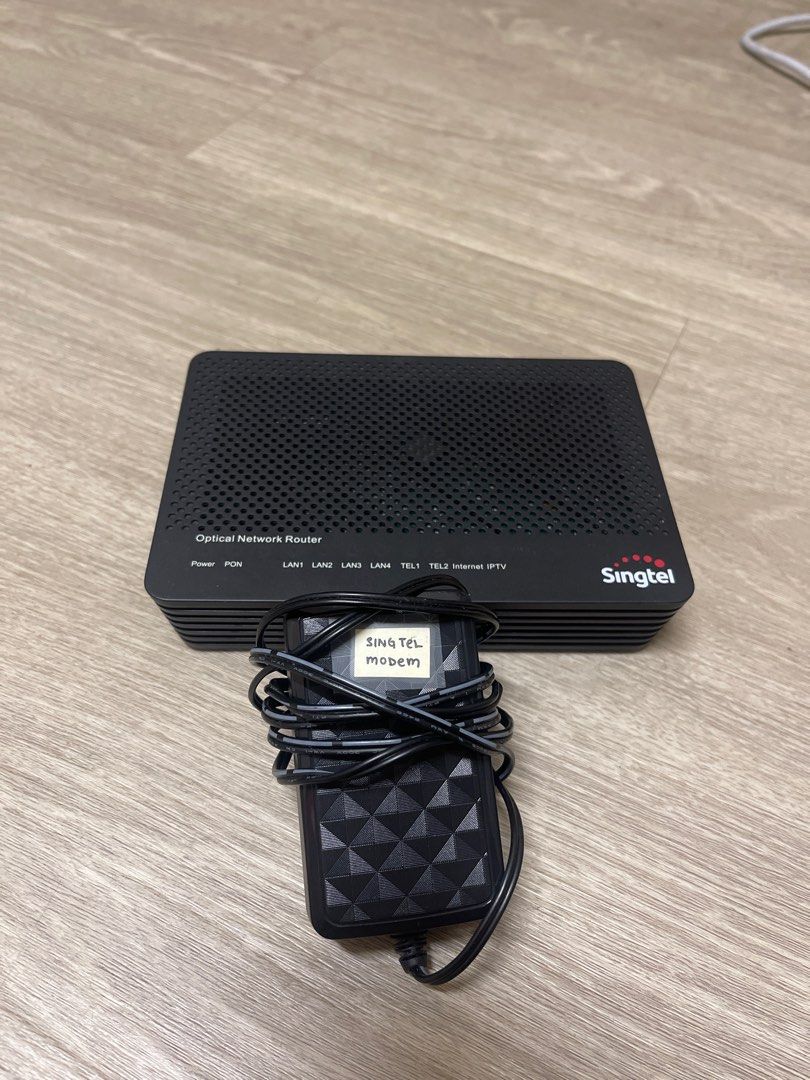 Singtel Optical Network Router and Wifi-6 Router, Computers & Tech ...