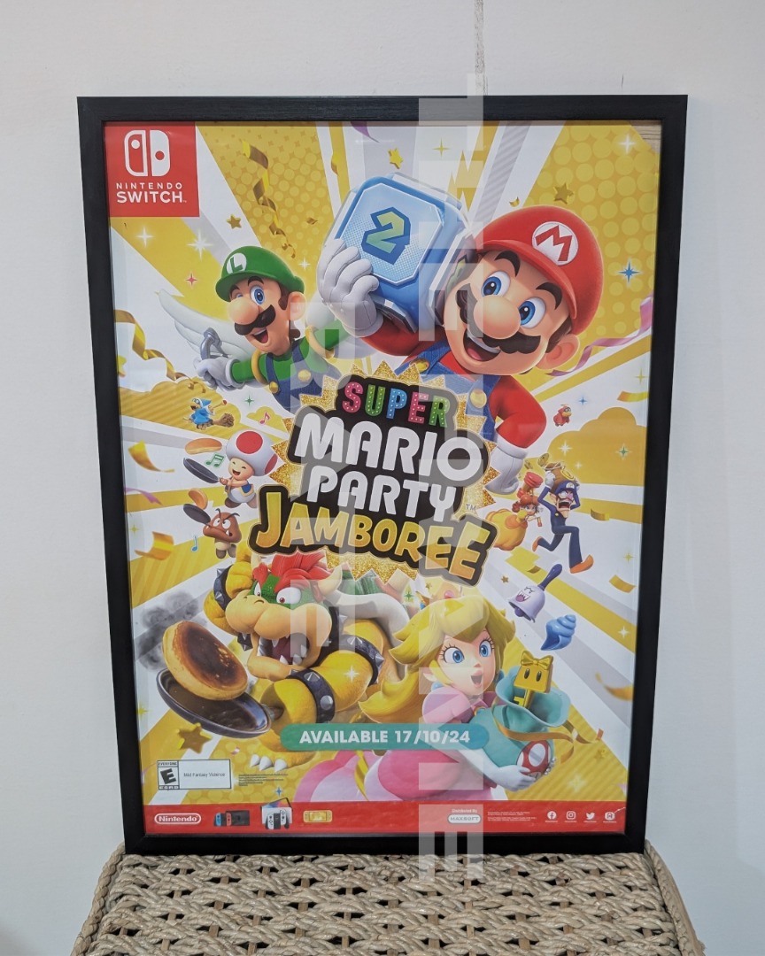 Super Mario Party Jamboree Promo Poster, Hobbies & Toys, Memorabilia ...