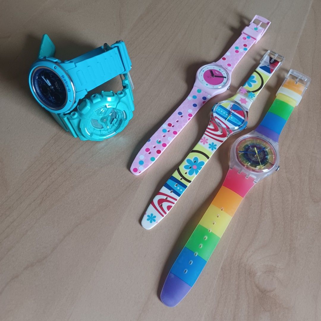 Swatch & Casio ASSORTED, Women's Fashion, Watches & Accessories ...