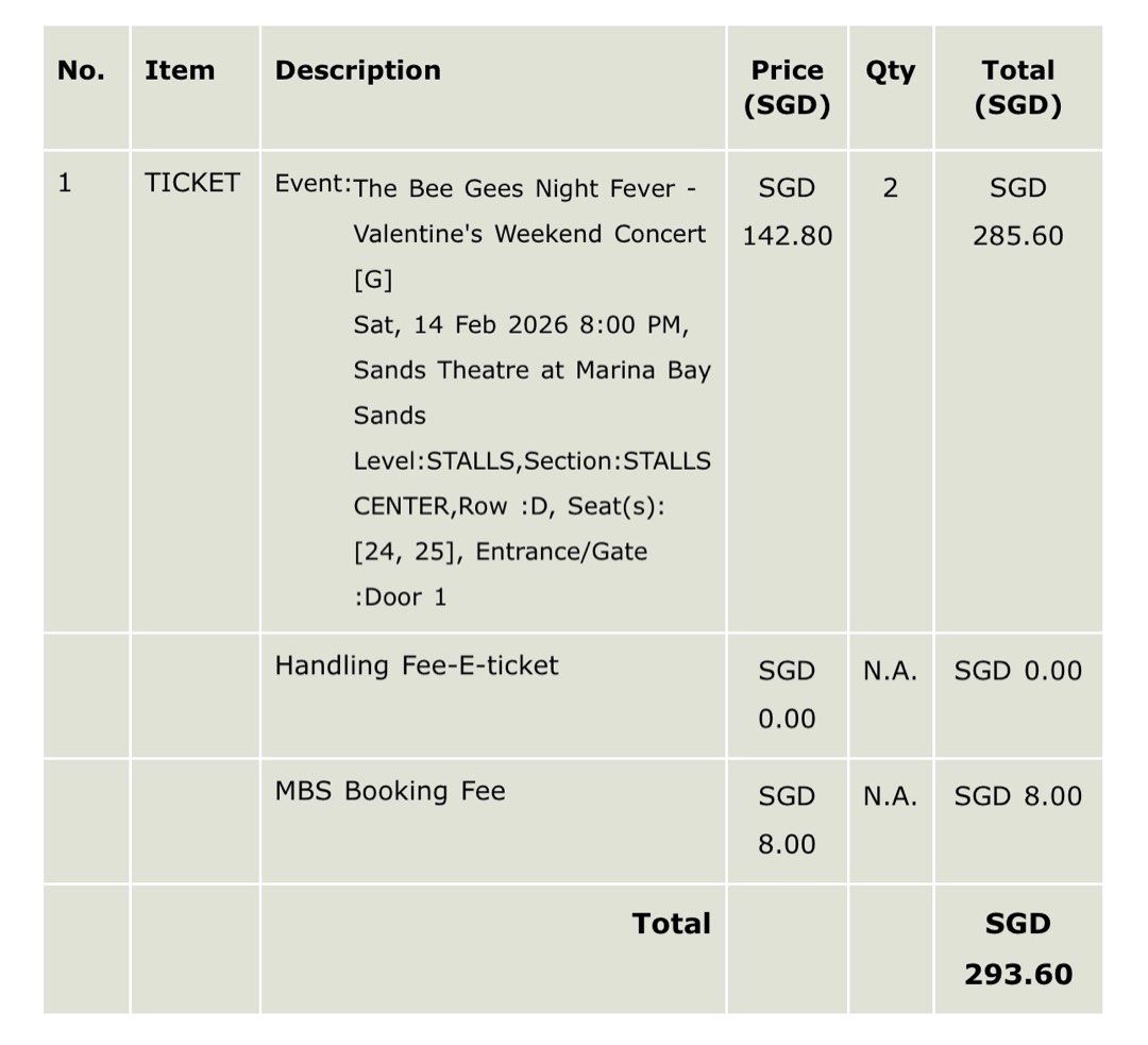 the BEE GEEZ Night Fever @ MBS, Tickets & Vouchers, Event Tickets on ...