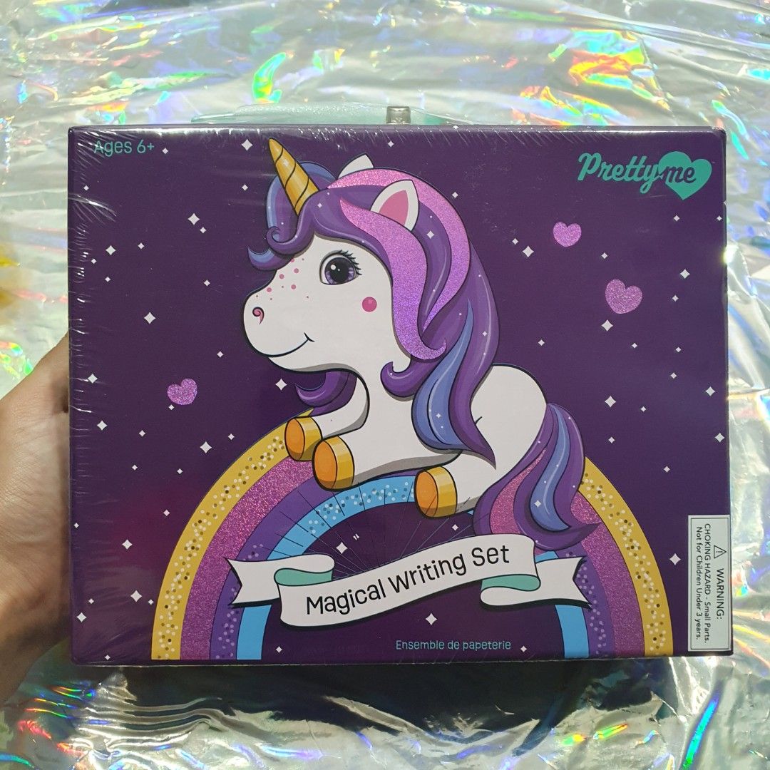 Writing / Stationery Set - Unicorn Theme, Hobbies & Toys, Stationery ...