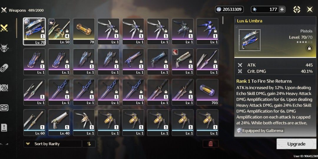 Wuthering waves rc3 Galbrena + sign weapon, Video Gaming, Gaming ...