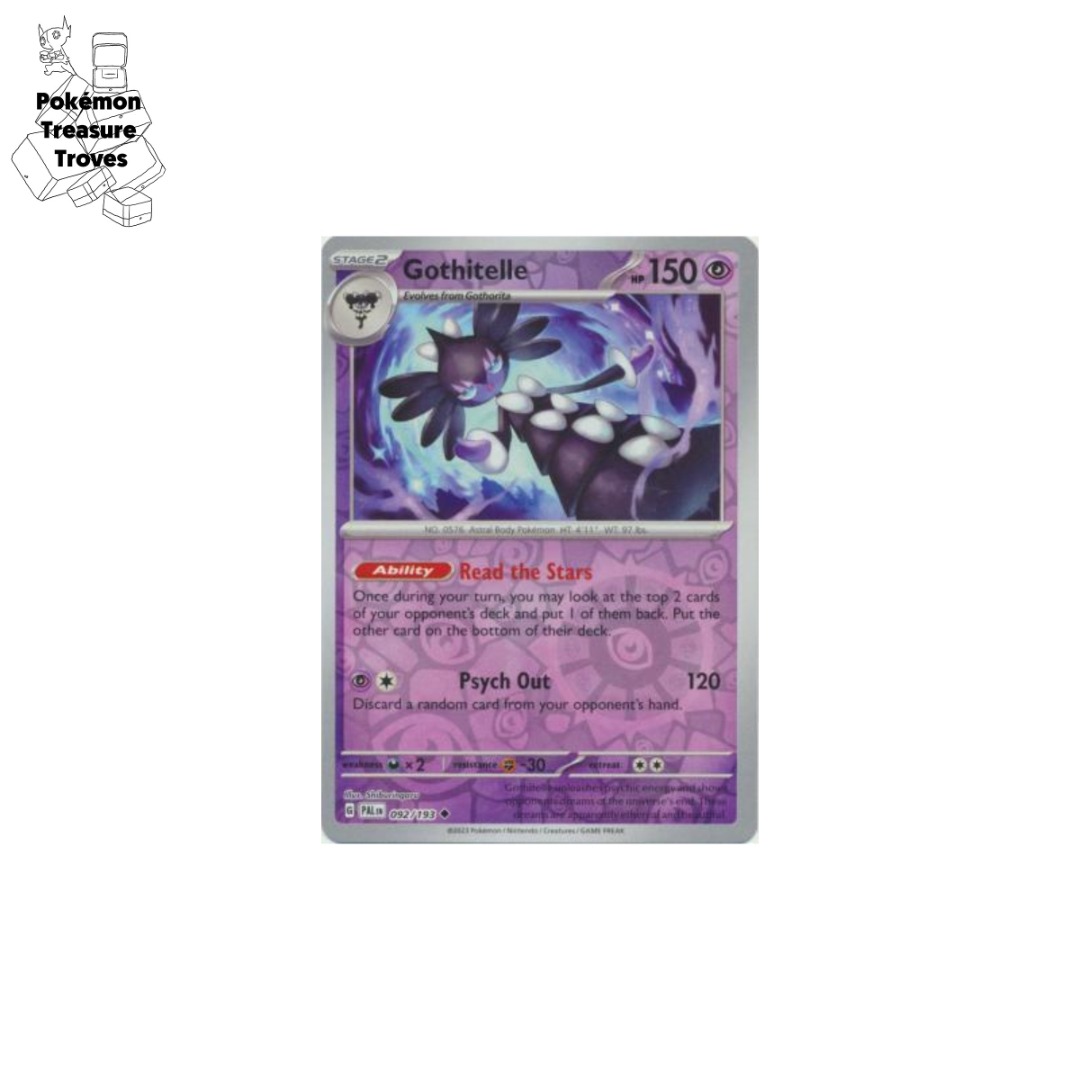 [$0.50] Pokemon Scarlet & Violet Paldea Evolved Gothitelle Reverse Holo ...