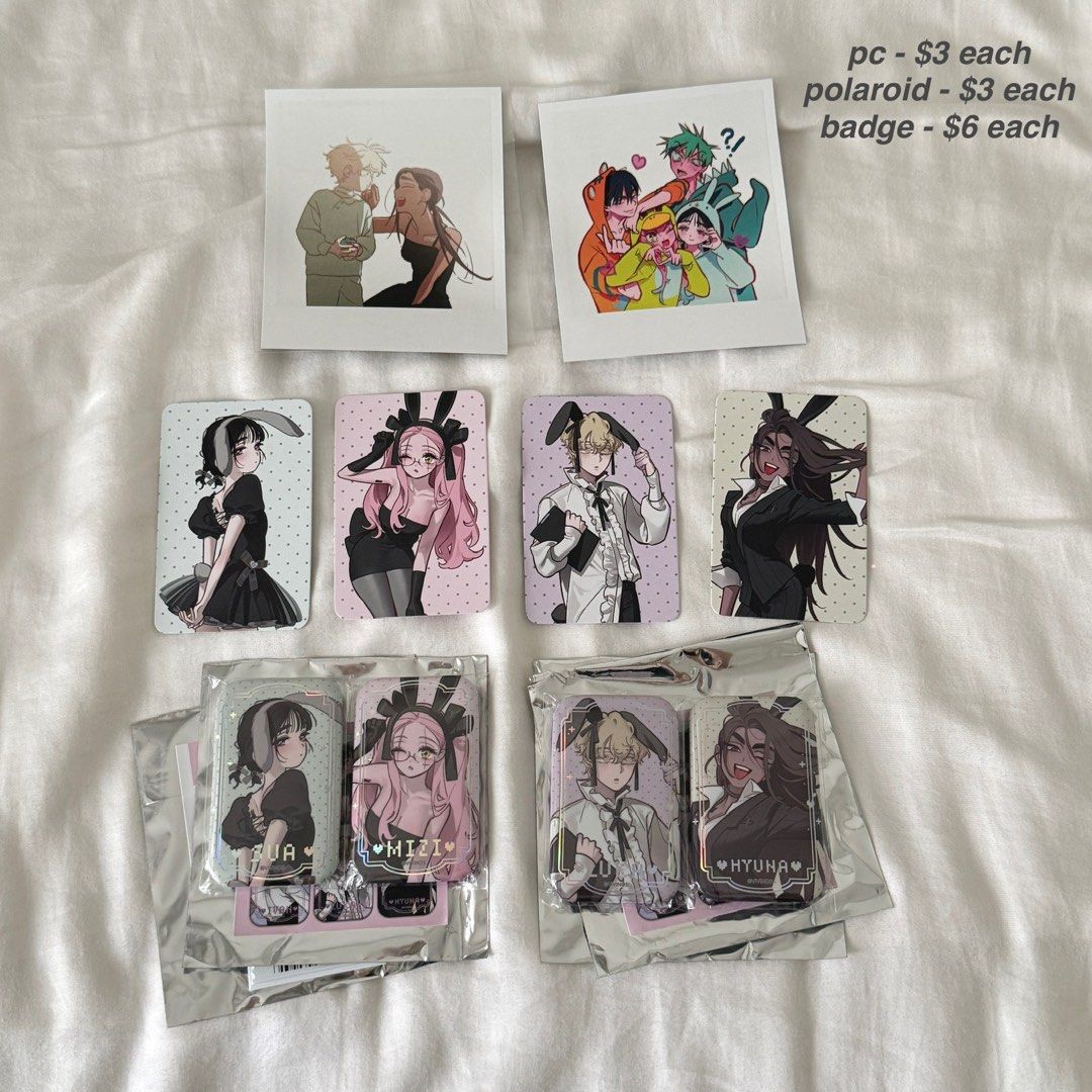 alien stage baniste package photocard polaroid badge aniplus cafe ...