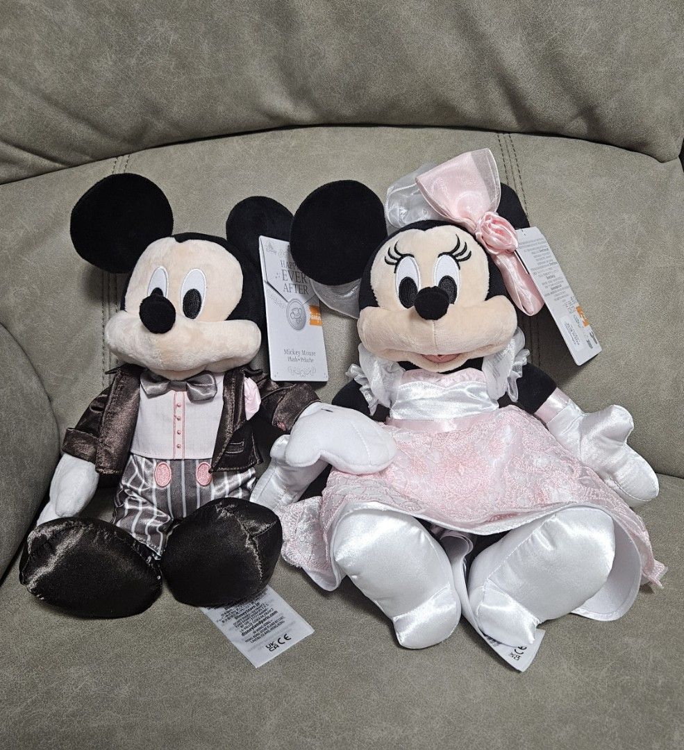 💯AUTHENTIC Disney Happily Ever After Mickey and Minnie Mouse Plush from ...