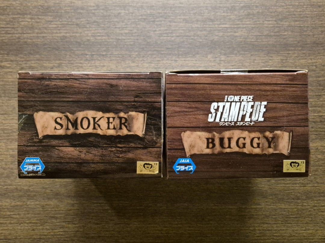 BNIB - Smoker & Buggy - DXF Grandline Series - One Piece Figurines ...