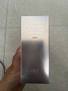 Clef Skin Perfecting Tinted Physical Sunscreen SPF30 Fair, Beauty ...