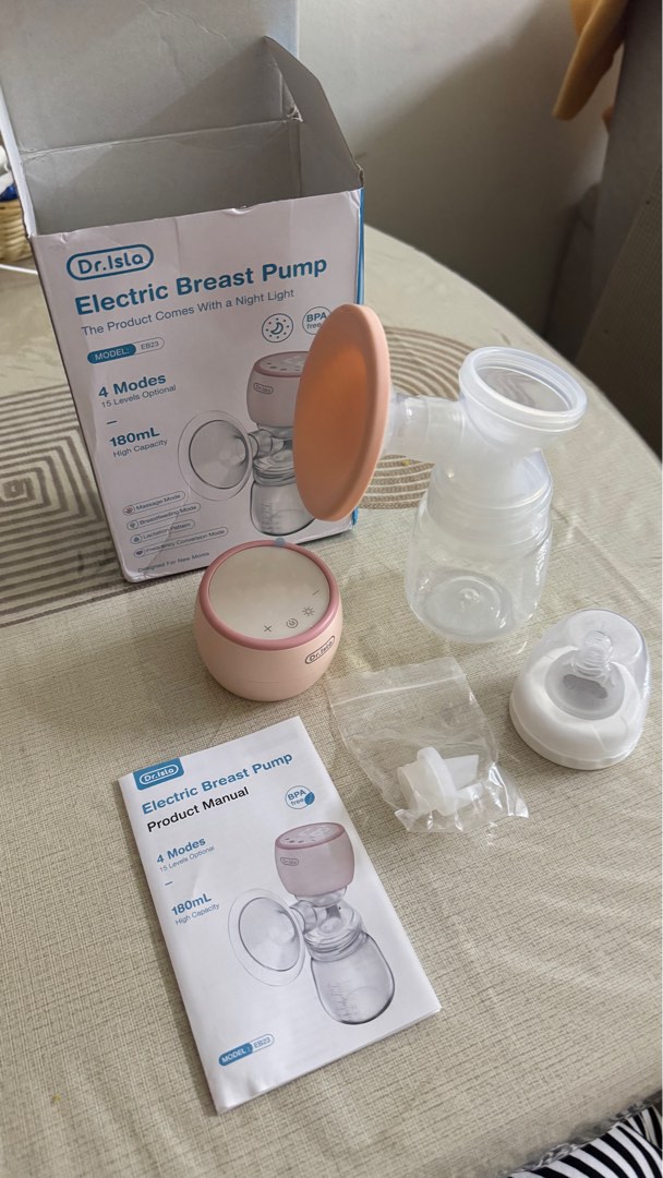 Dr. Isla Electric Breast Pump EB23, Babies & Kids, Nursing & Feeding ...