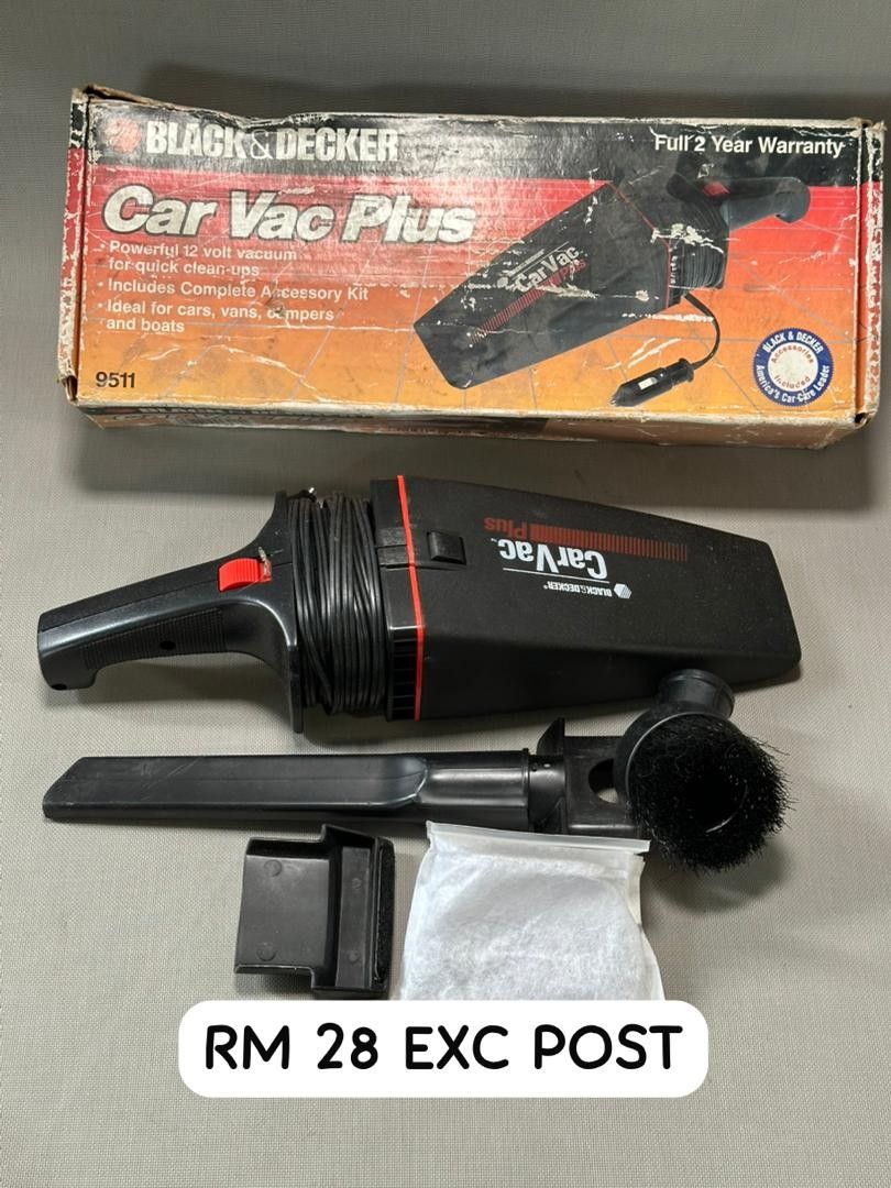 Handheld vacuum cleaner Black & Decker Car Vac Plus, TV & Home ...