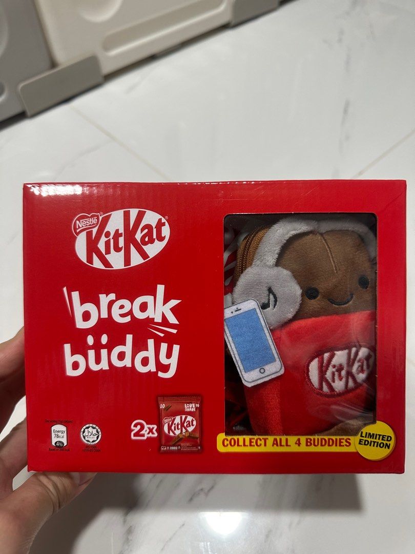 Kit Kat Break Buddies Plushie, Hobbies & Toys, Toys & Games on Carousell