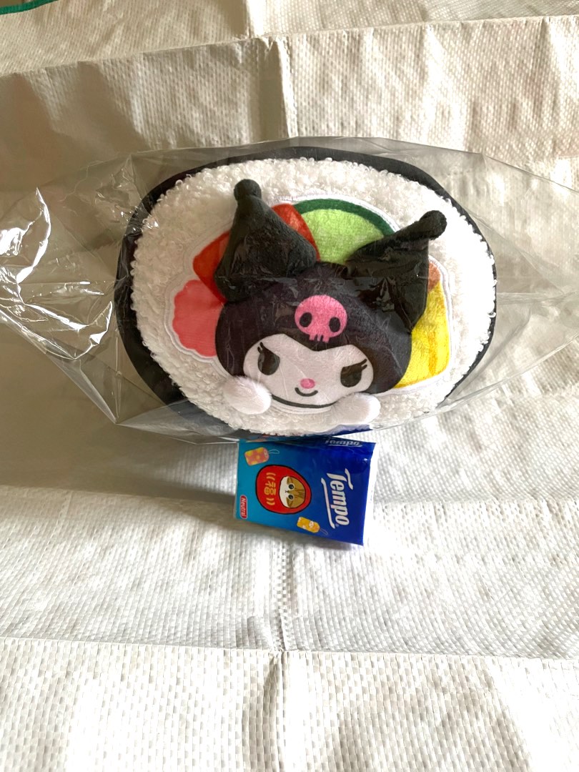 Kuromi 可羅米 庫洛米 壽司捲 飯卷 毛公仔 sushi roll 酷樂米 Sanrio 2025 精品 日版 日本限定 現貨, 興趣及 ...