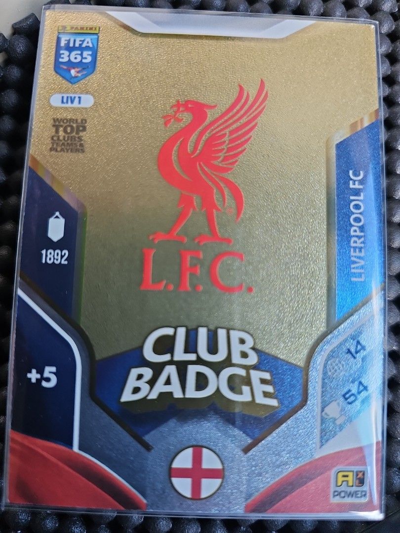 Liverpool FC Club Badge FIFA 365 卡牌 2026, 興趣及遊戲, 收藏品及紀念品, 明星周邊 - Carousell
