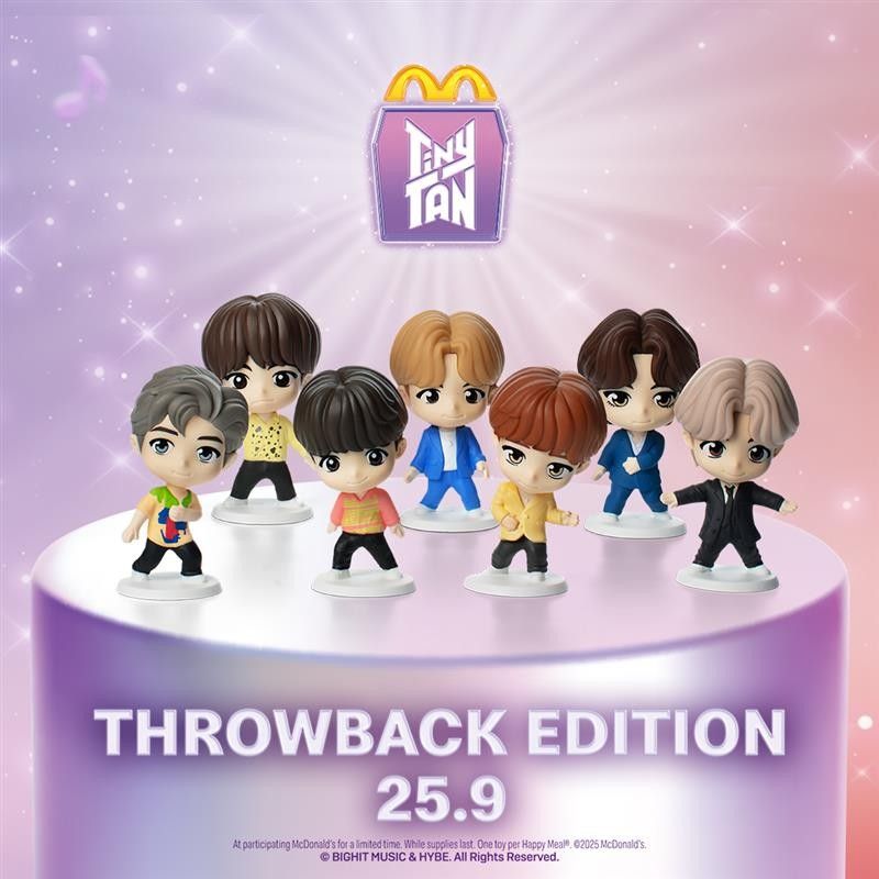 ☆McDONALD's☆ 2025 > [BTS‐TINYTAN] (7/#1>ThrowBack) & (7/#2>EncoreEdition) Figures, Hobbies ...
