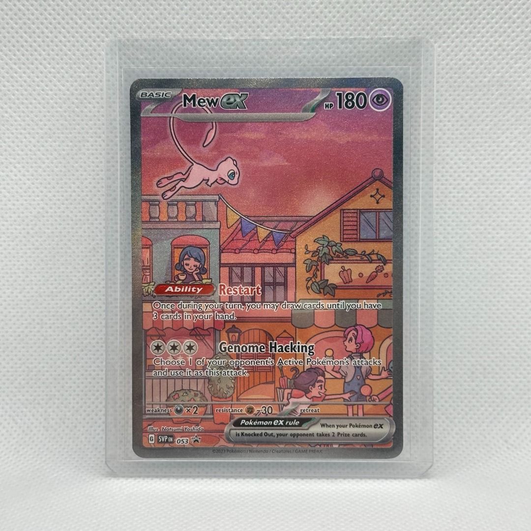 Mew ex #53 Pokemon Black Star Promo Pokemon 151 UPC Ultra Premium ...