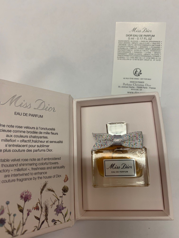 Miss dior edp perfume 香水 mini size q版 5ml eau de parfum 珍藏版 連磁力盒 超靚 ...