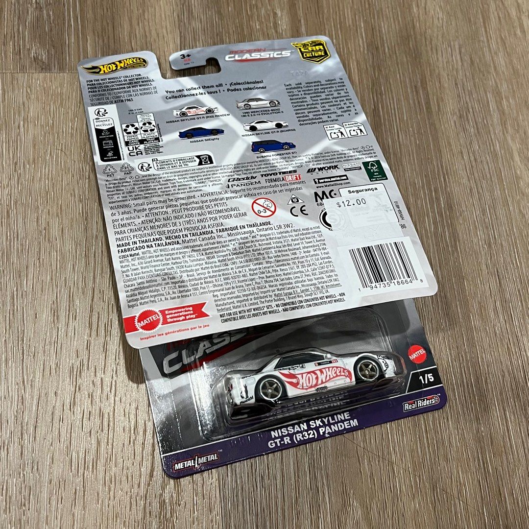 Nissan Skyline GT-R R32 Pandem White - Modern Classics - HotWheels Hot ...