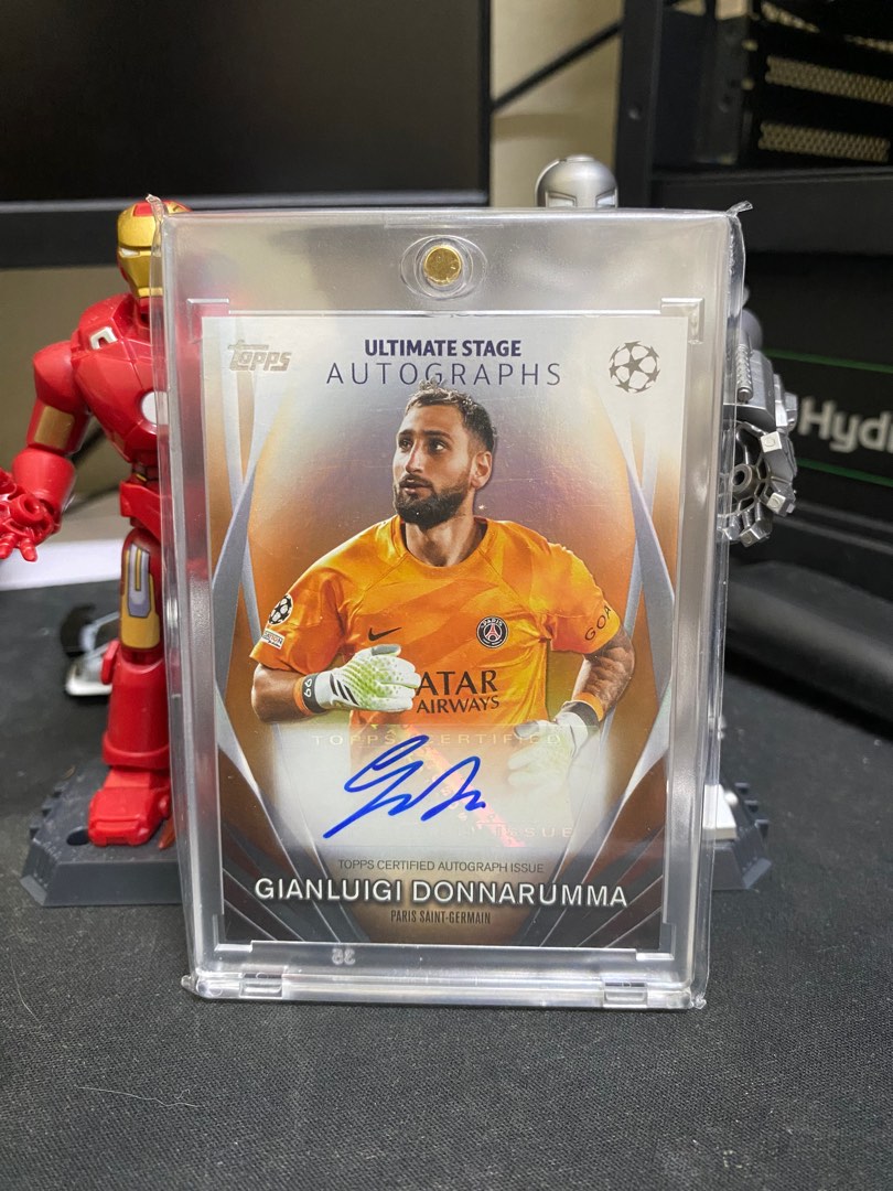 Topps Ultimate Stage Autograph Gianluigi Donnarumma 02/25, Hobbies ...
