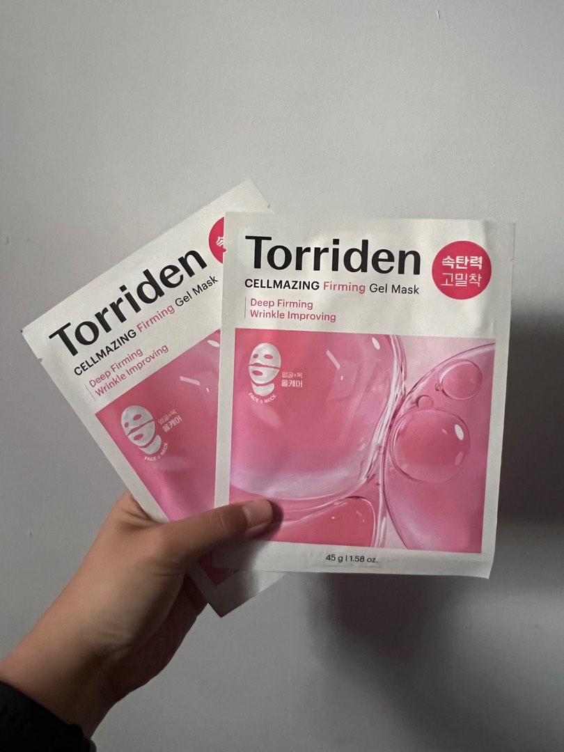 Torriden cellmazing firming gel mask, Beauty & Personal Care, Face ...