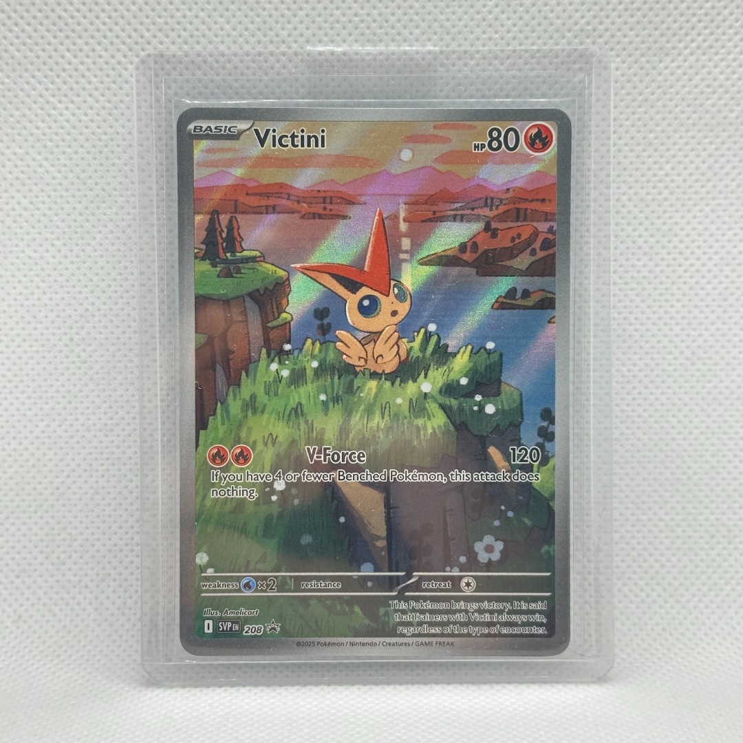 Victini #208 Pokemon Black Star Promo Illustration Rare Victini ...