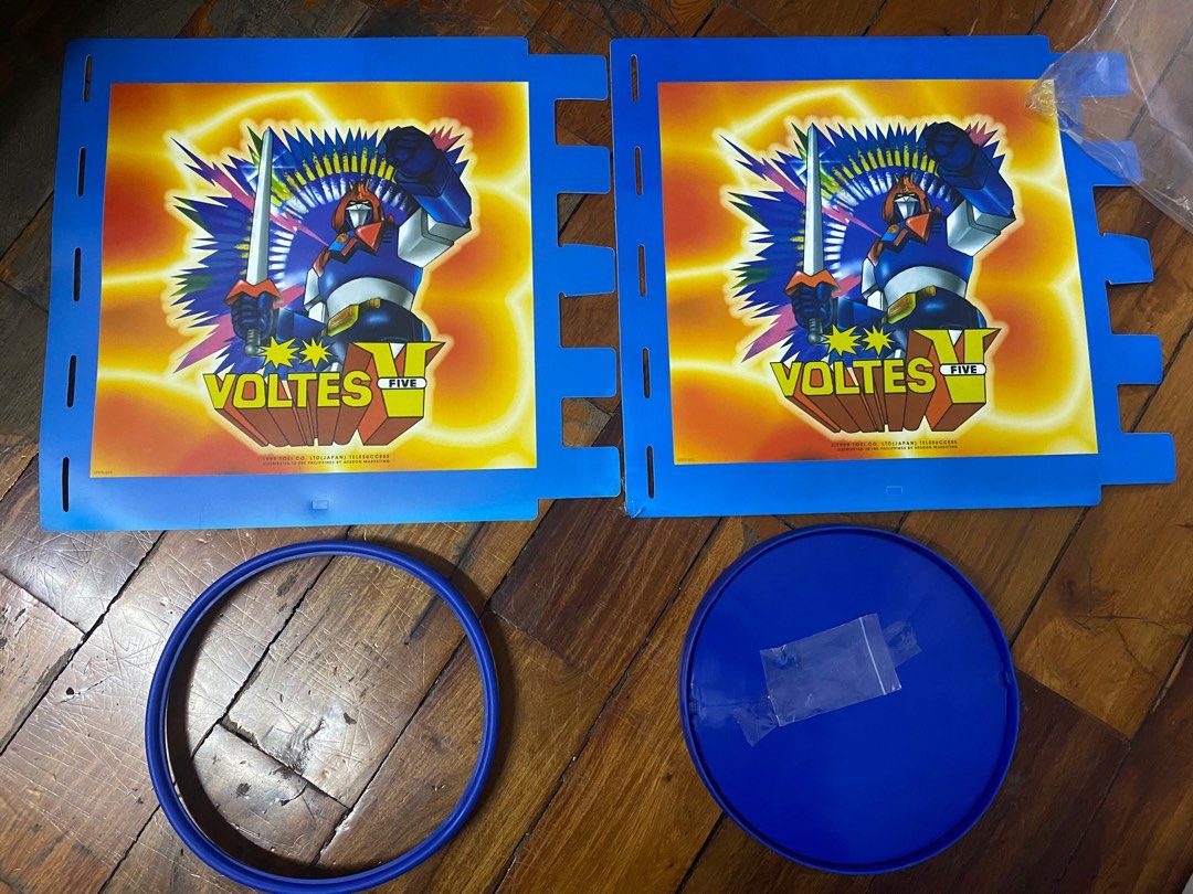 Vintage Voltes V Trash Bin Can Plastic - 1999 Toei Co. Telesuccess Made ...