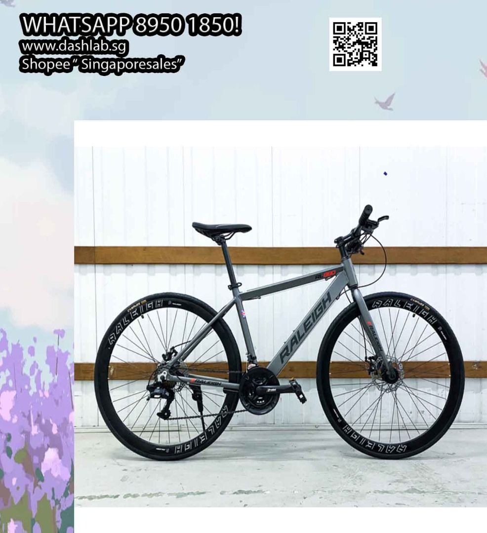 26" 24 Speed Raleigh Road bike Wind R700 R9 RL880 Hybrid Bicycle lady ...