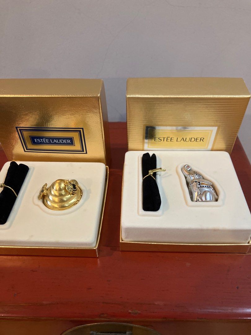 2 Estée Lauder solid perfume compacts, Hobbies & Toys, Memorabilia ...