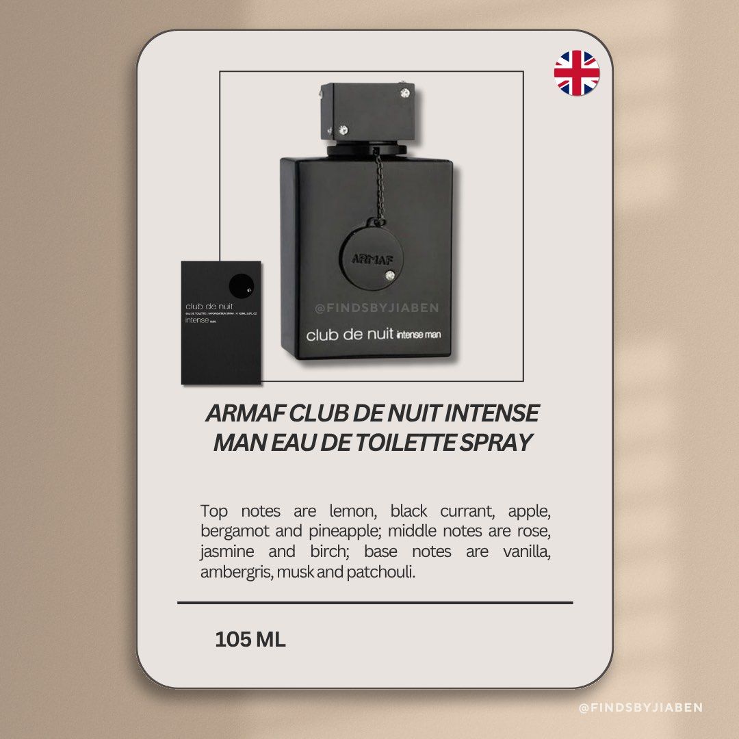 Armaf Club De Nuit Intense Man CDNIM Eau De Toilette EDT 105 mL Spray ...