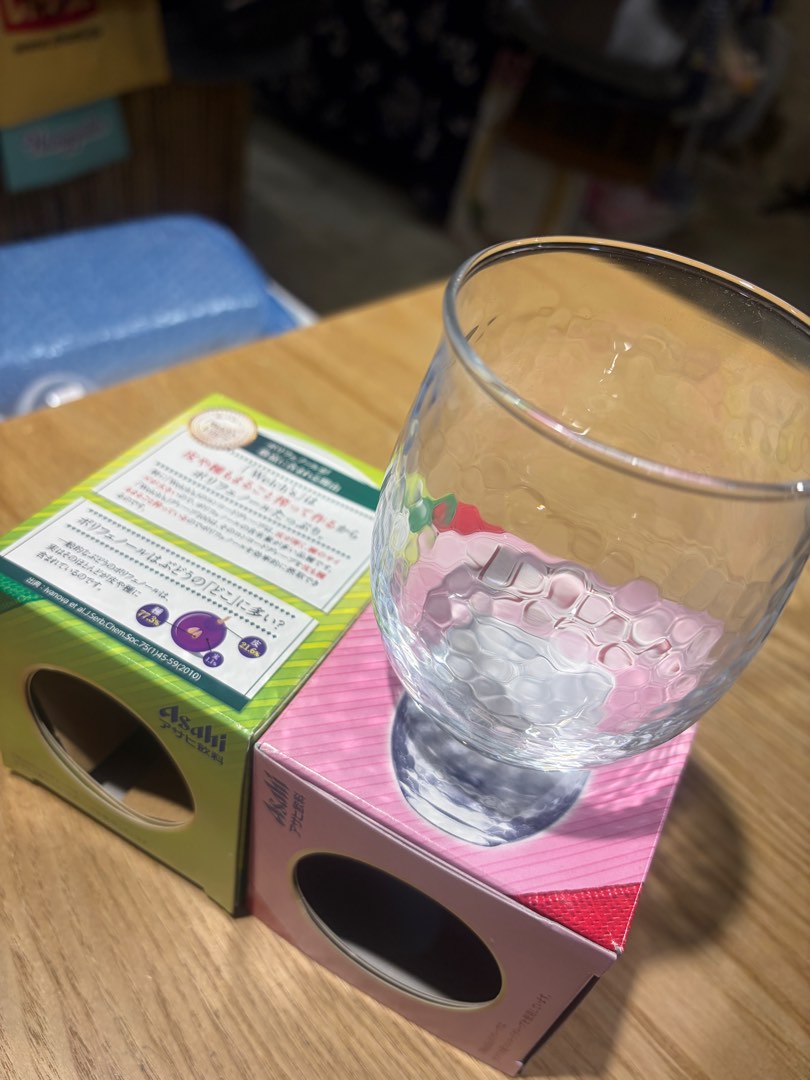 Asahi 日本製 Welch's 150週年 紀錄杯, 傢俬＆家居, 廚具和餐具, 廚水杯、水壺 - Carousell