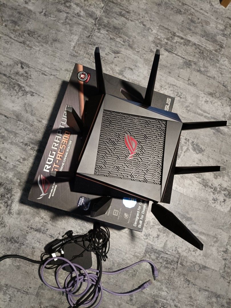 ASUS ROG Rapture GT-AX5300 Gaming Router, Computers & Tech, Parts ...