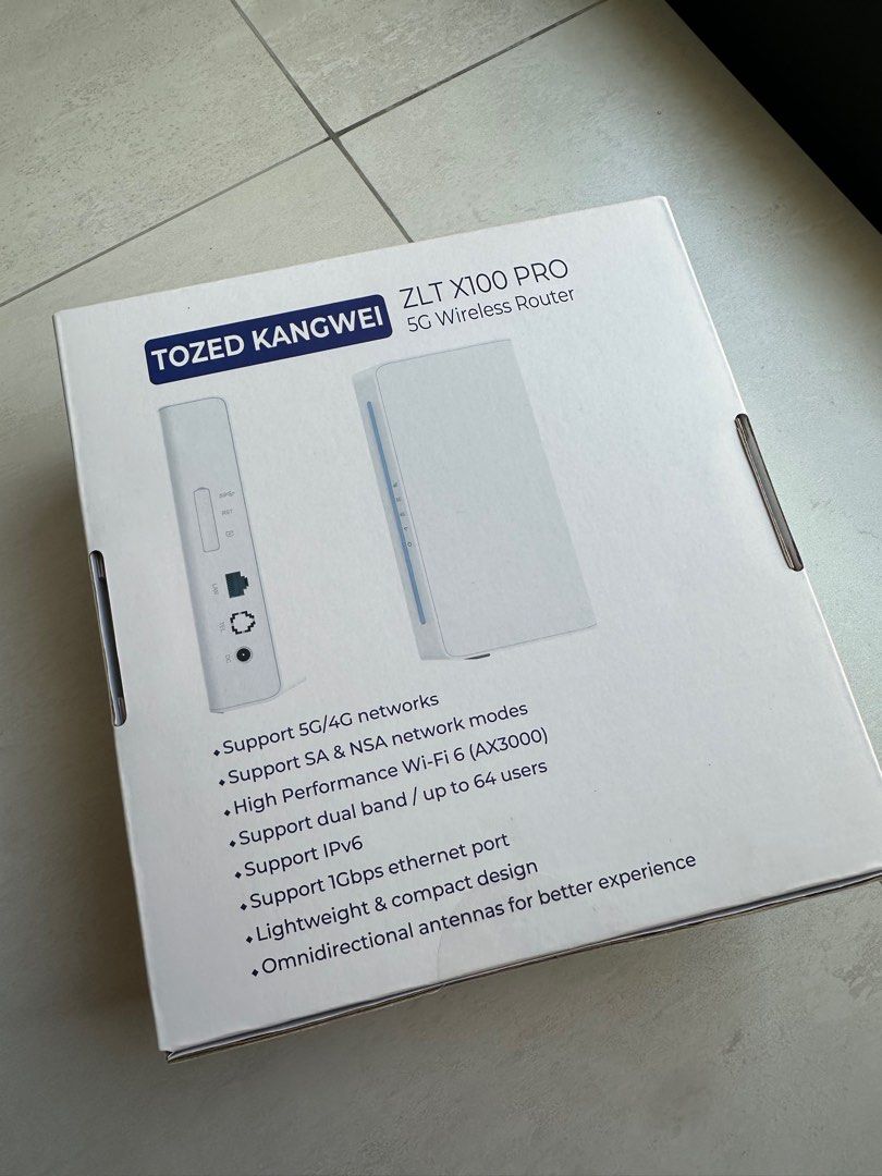 CelcomDigi ZLT X100 PRO 5G Wireless Router, Computers & Tech, Parts ...
