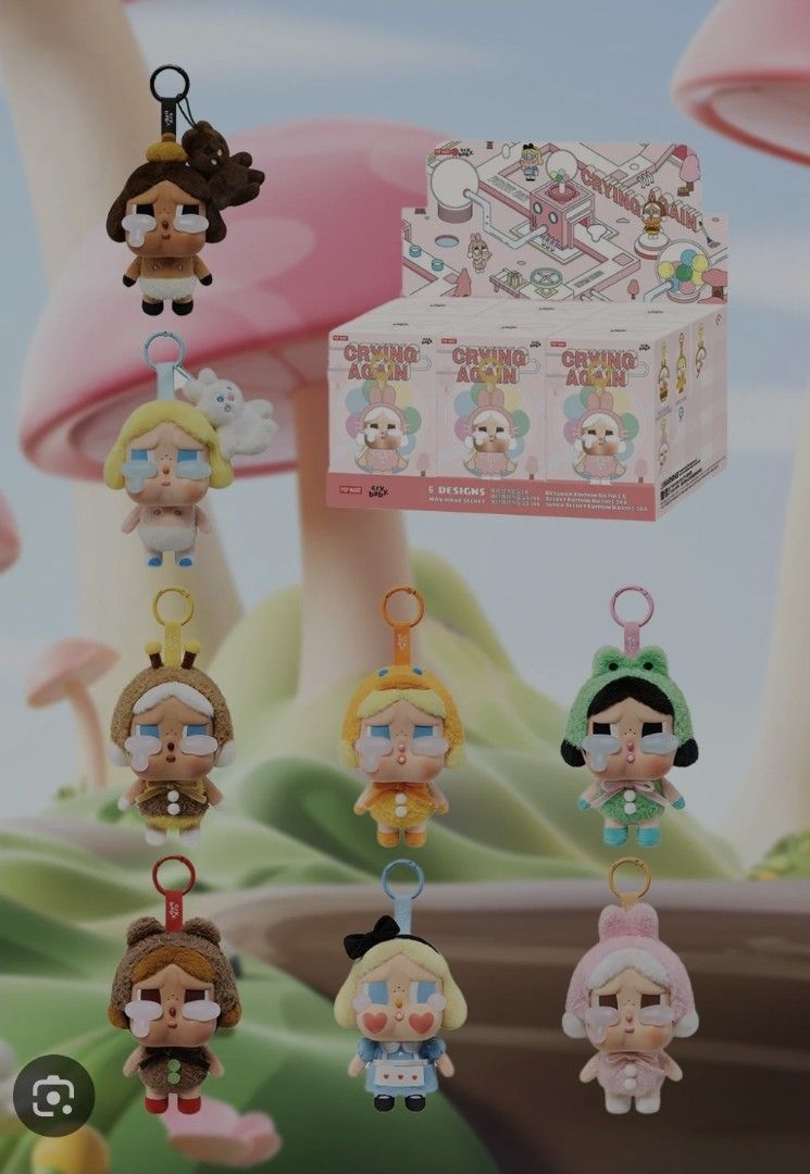 CRYBABY Crying Again vinyl plush Blind Box, Hobbies & Toys, Toys ...