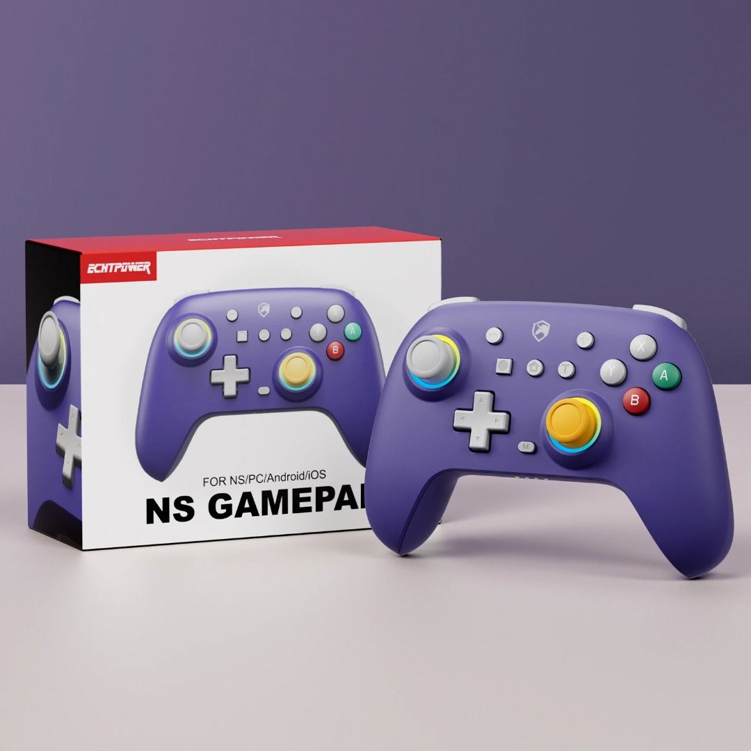 ECHTPower Wireless Switch Pro Controller for Nintendo Switch2/Switch Lite/Switch OLED - Gamepad ...