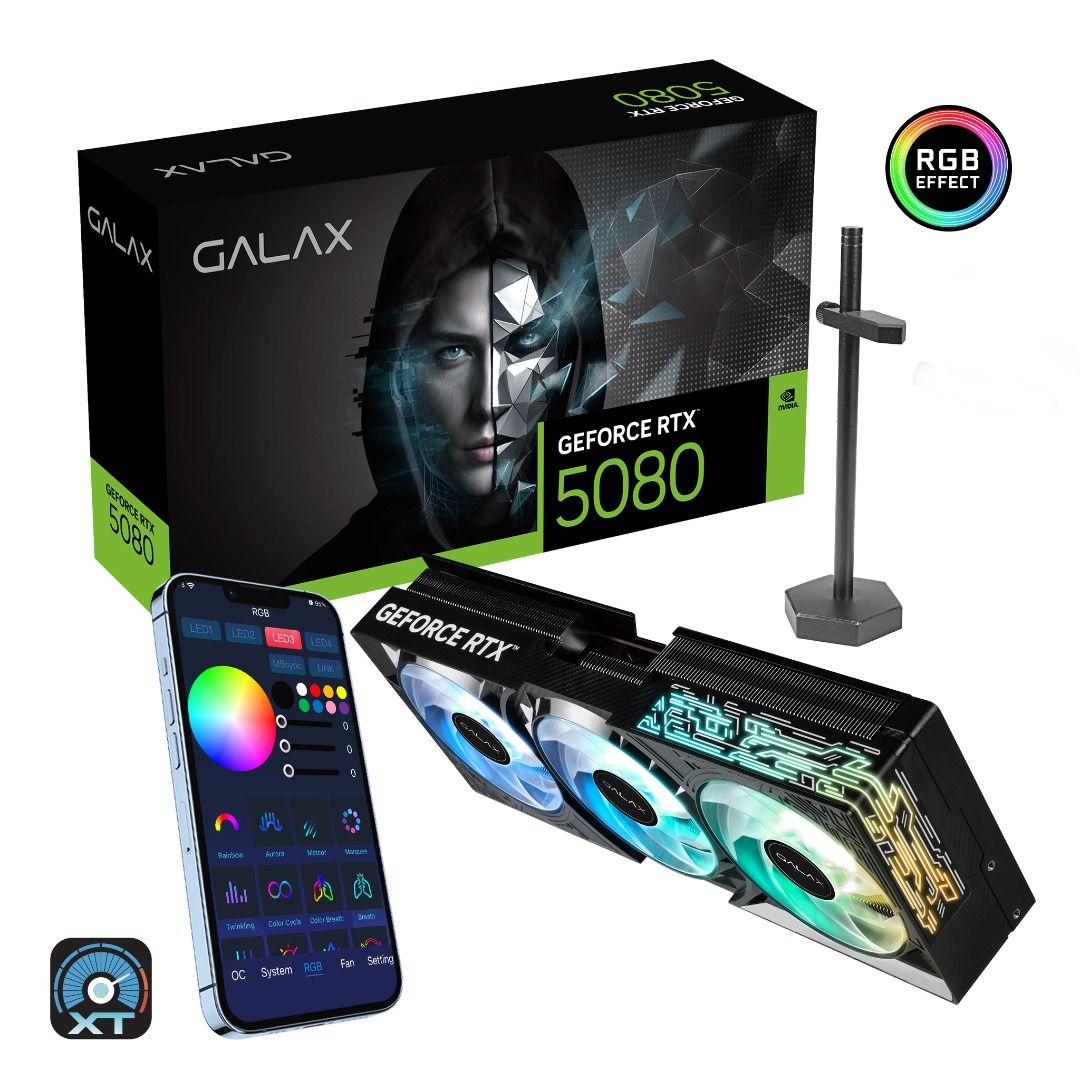GALAX GeForce RTX™ 5080 1-Click OC 58NZN6MDBBOC, Computers & Tech ...