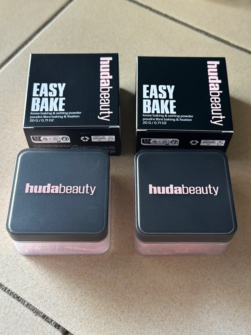 Huda Beauty Easy Bake Loose Powder (CODE CHERRY BLOSSOM CAKE), Beauty ...