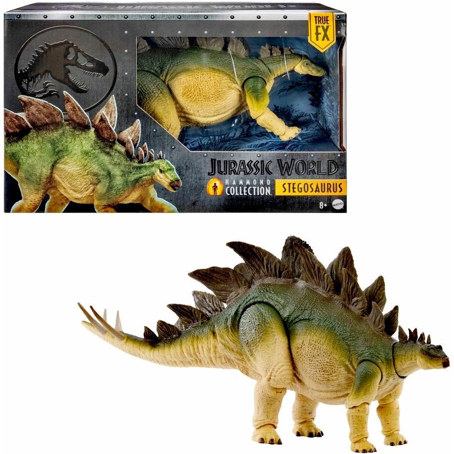 JURASSIC WORLD HAMMOND COLLECTION Stegosaurus Action Figure, Hobbies ...