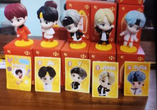 BTS Tinytan McDonald's Happy Meal Figurines, Hobbies & Toys, Toys ...