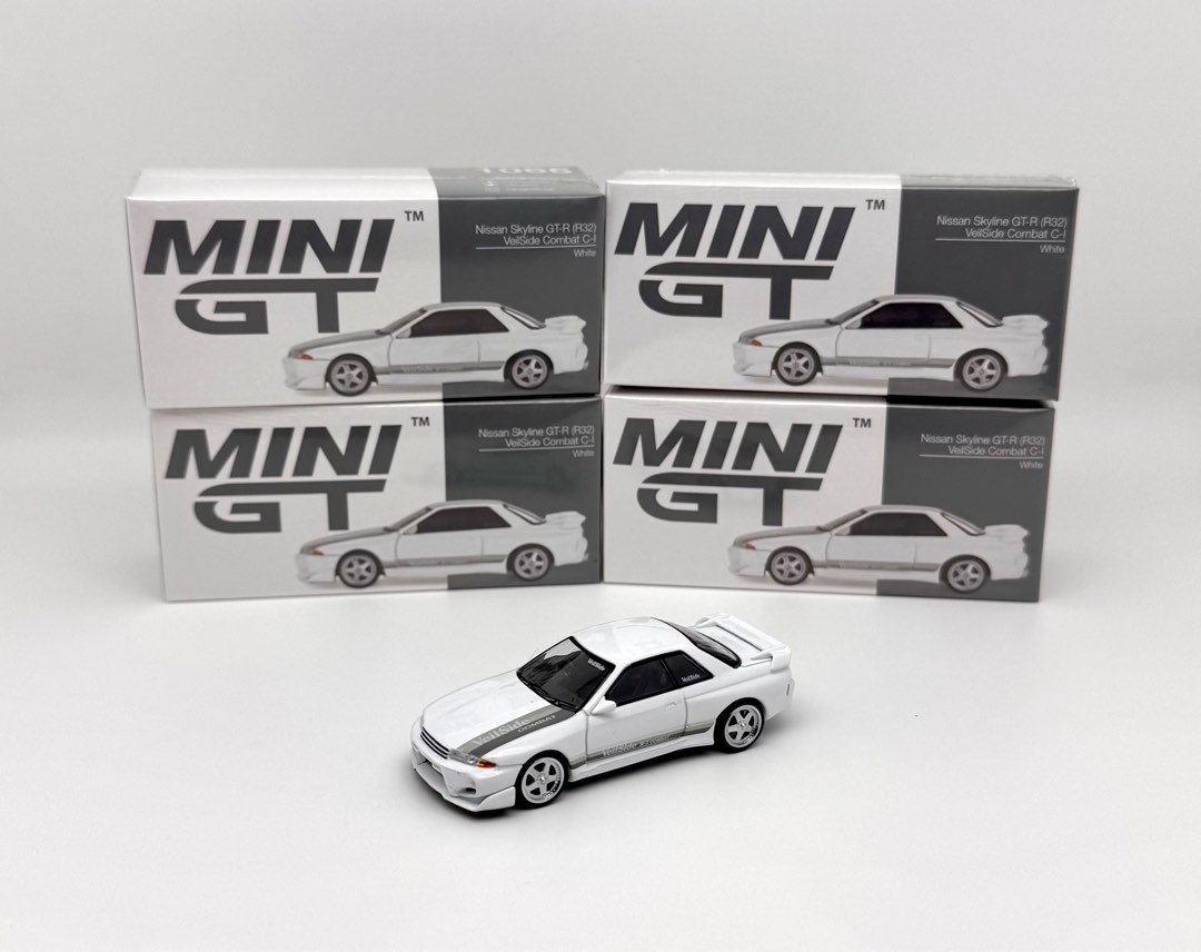 Mini GT Nissan Skyline GTR R32 Veilside White #1066, Hobbies & Toys ...