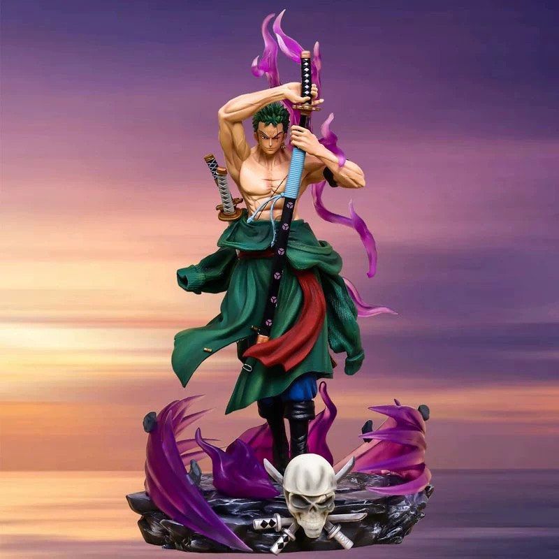 One Piece Zoro Enma 3-Sword Style Giant Figure | Dream Zoro Full ...