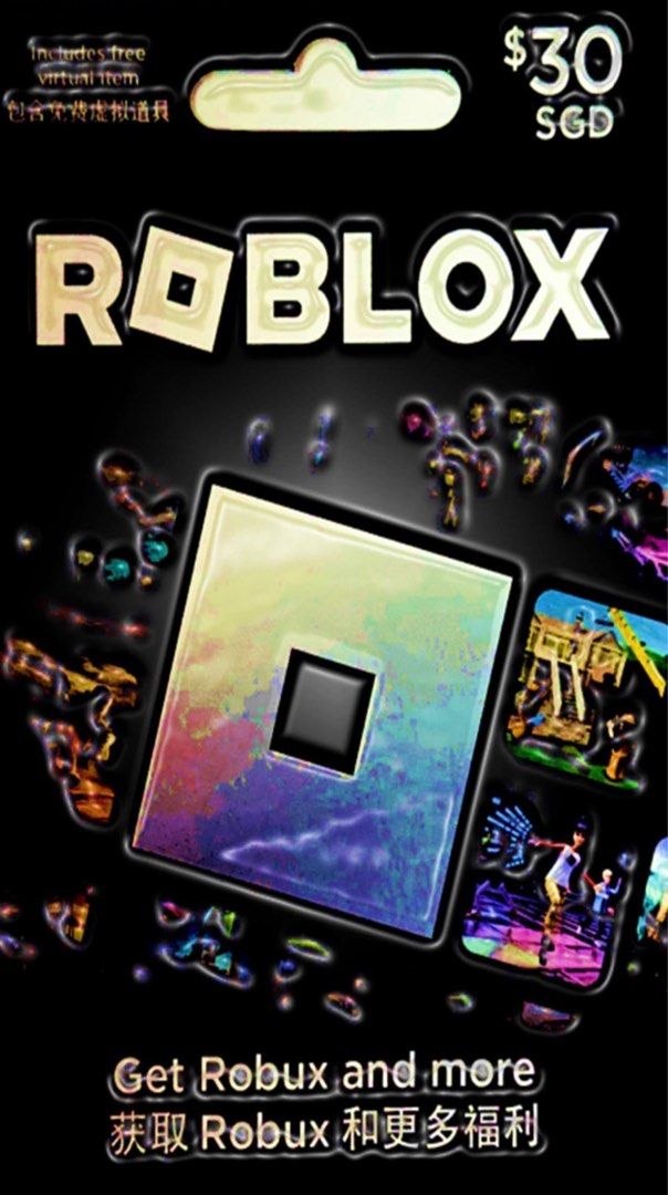 Roblox Gift Card - from $35 SGD, Video Gaming, Gaming Accessories, Game ...